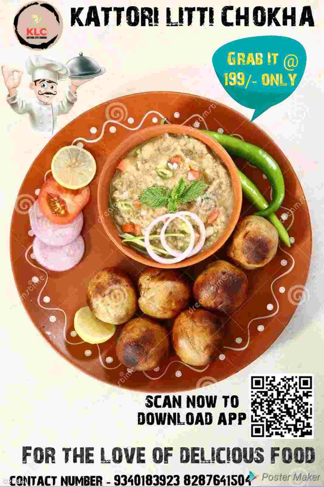 Kattori Litti chokha : Tejbali calony near adrah ganga school medhauli ...